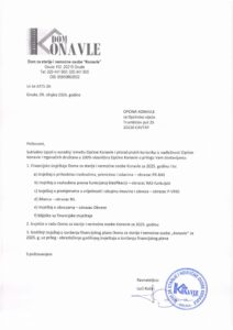 DOM, za vijeće izvještaji | Općina Konavle